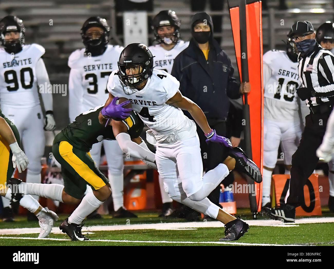 La Verne, CA. 12th Mar, 2021. Potential Top NFL Draft Pick Tetairoa ...