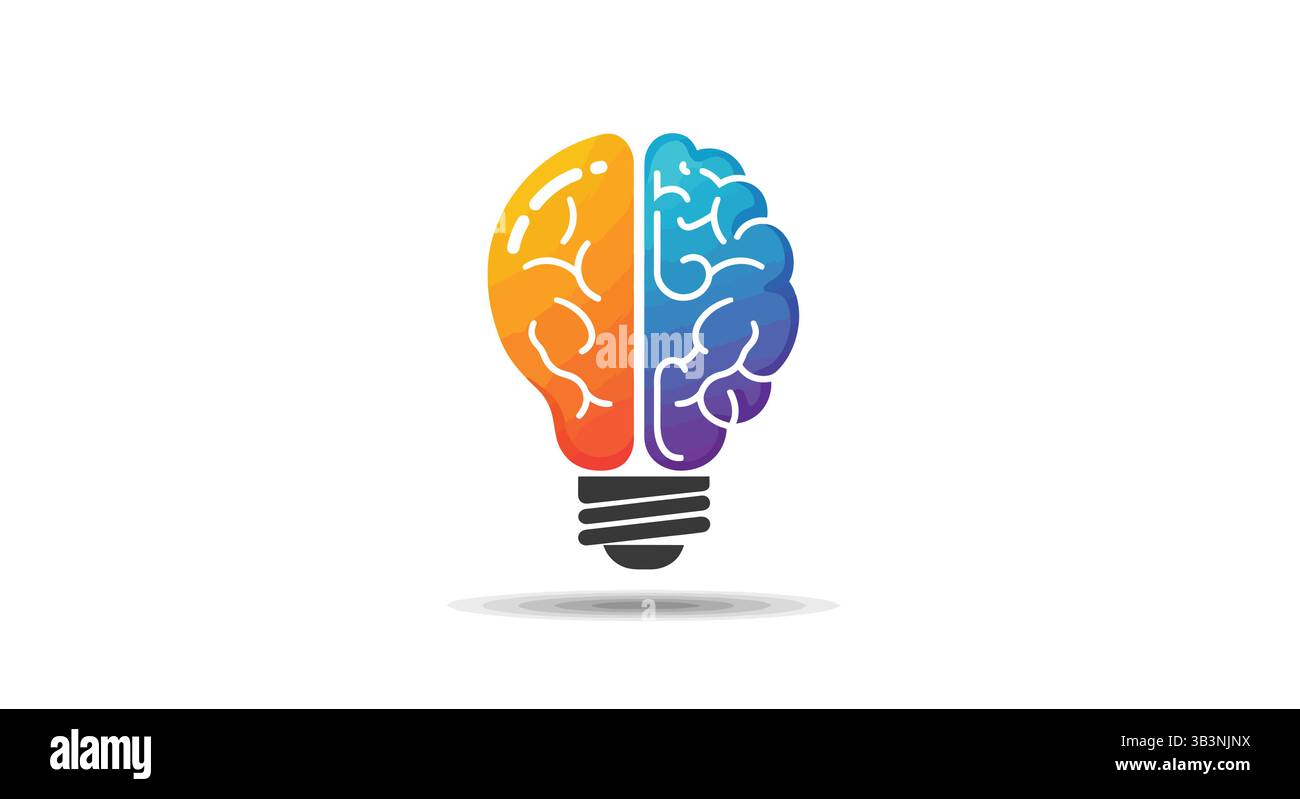 Light Bulb with Brain Concept – Creative Idea, Innovation, Intelligence, Brainstorming, and ...