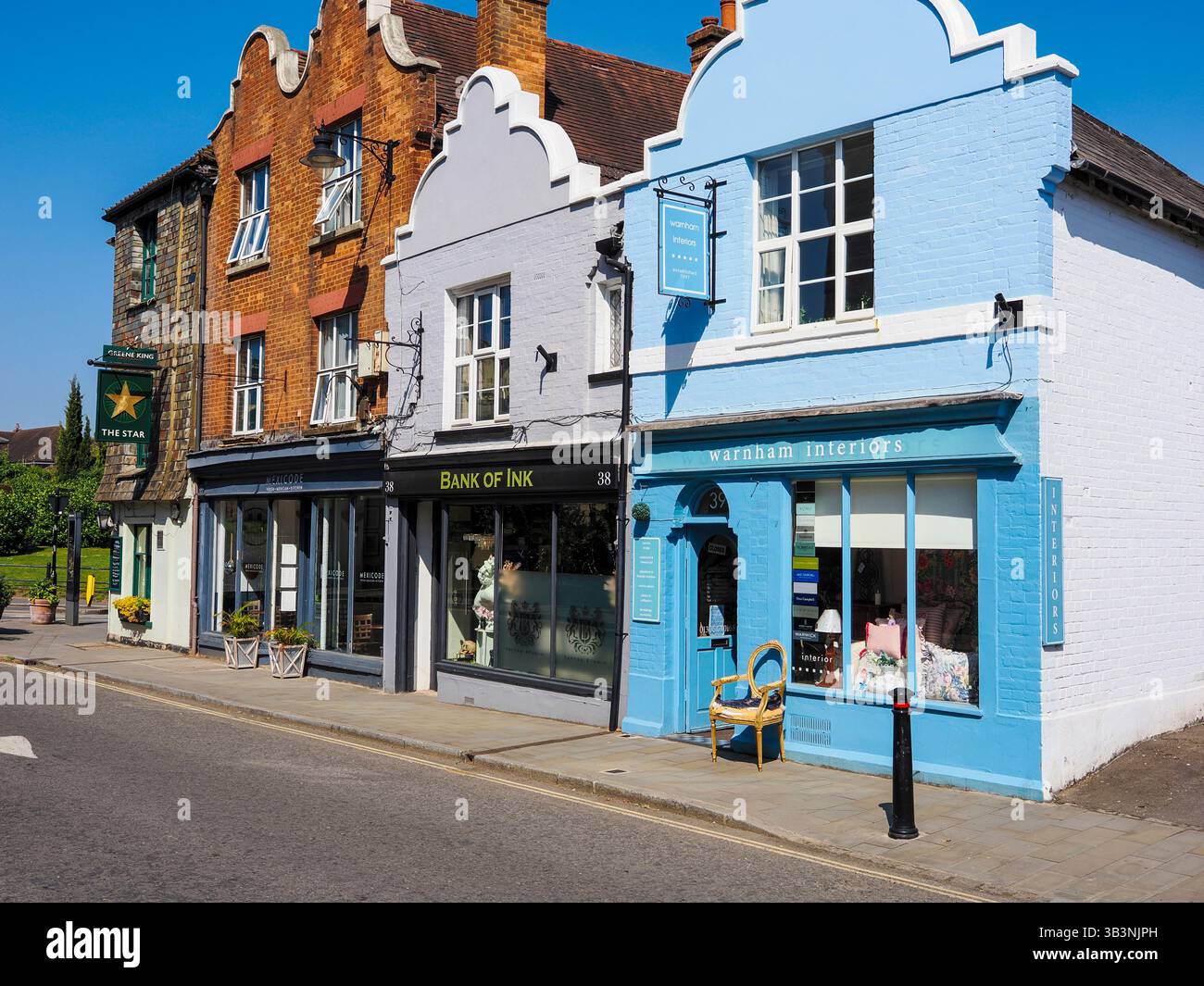 West Street Dorking with Luxury Shops, Pretty Street, Dorking, Surrey ...