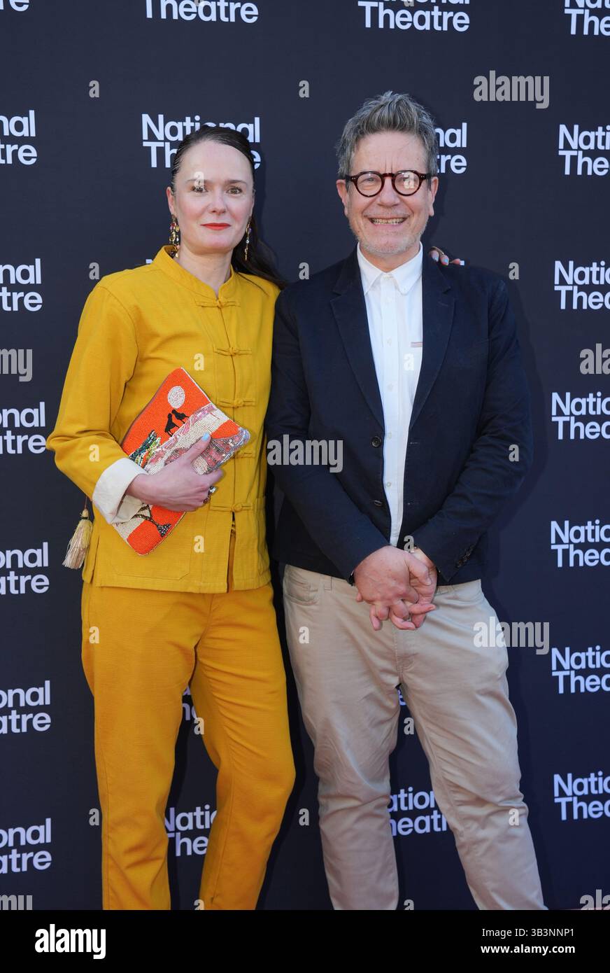 Beth Steel (left) and Alexi Kaye Campbell during the National Theatre's upcoming season launch ...
