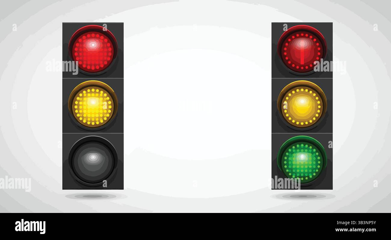 Traffic Light Signals – Red, Green, Yellow, Street Safety, Road Control ...