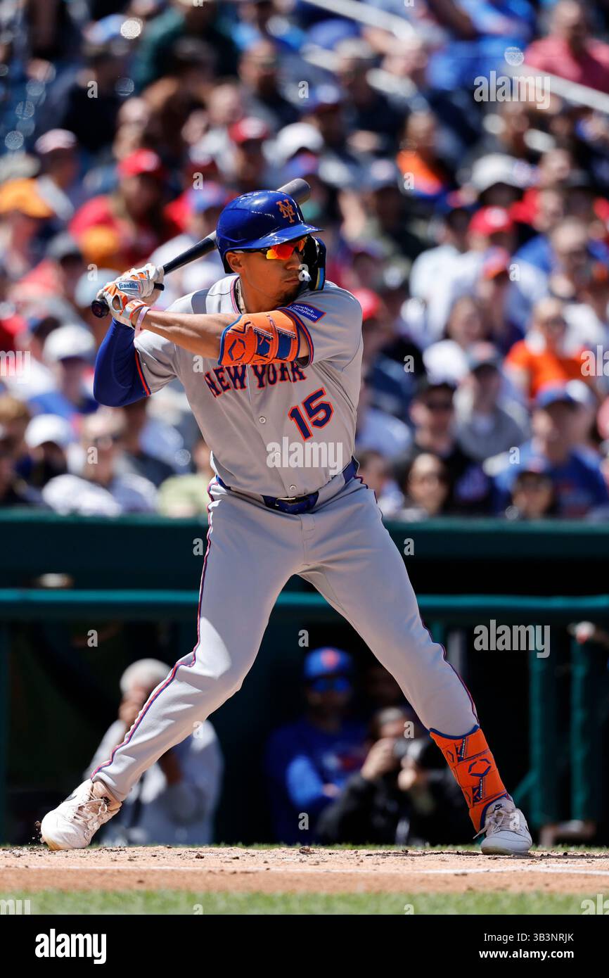 WASHINGTON, DC - APRIL 27: New York Mets outfielder Tyrone Taylor (15 ...