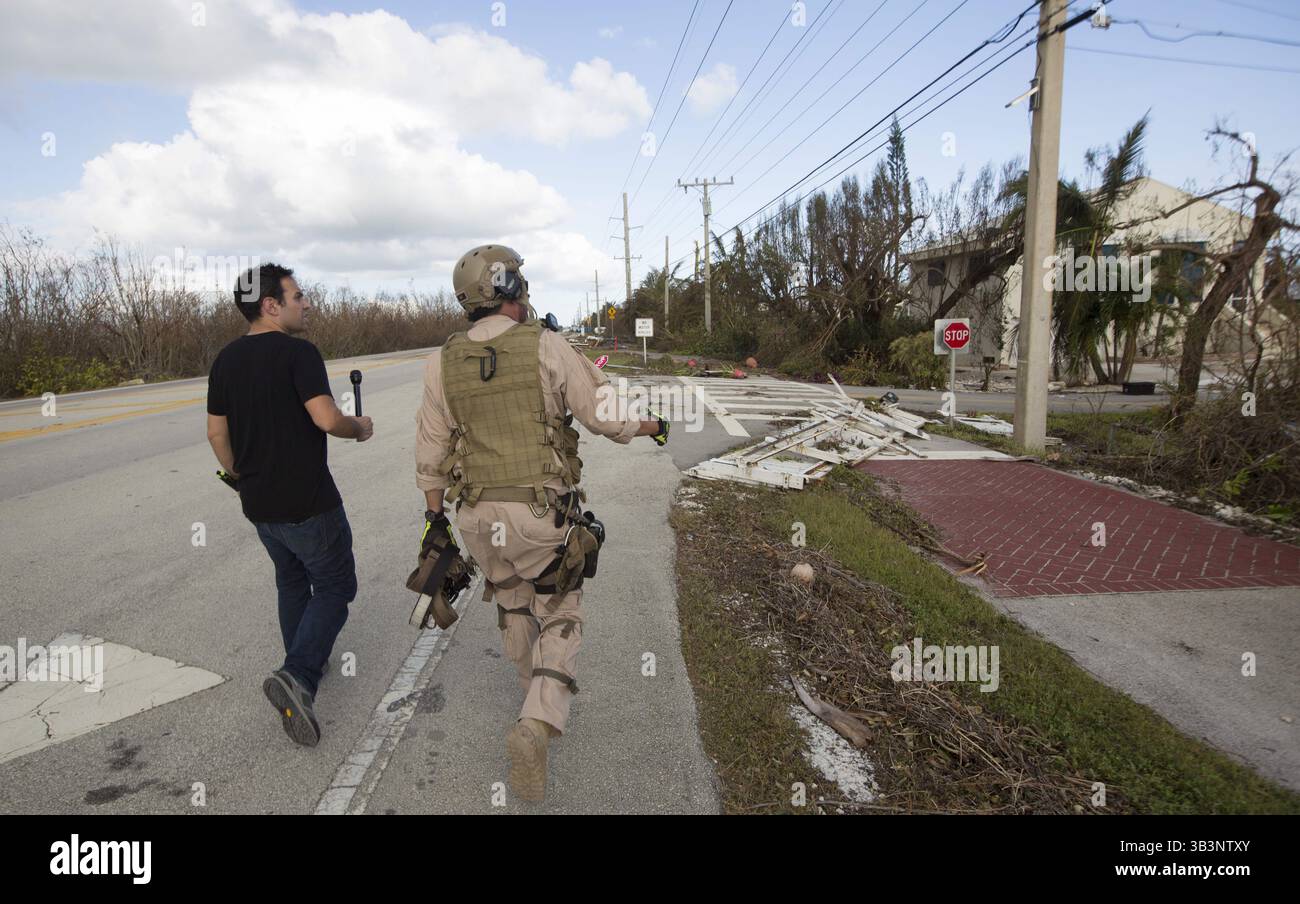 September 12, 2017 - Cudjoe Key, FL, United States - Weather Channel ...
