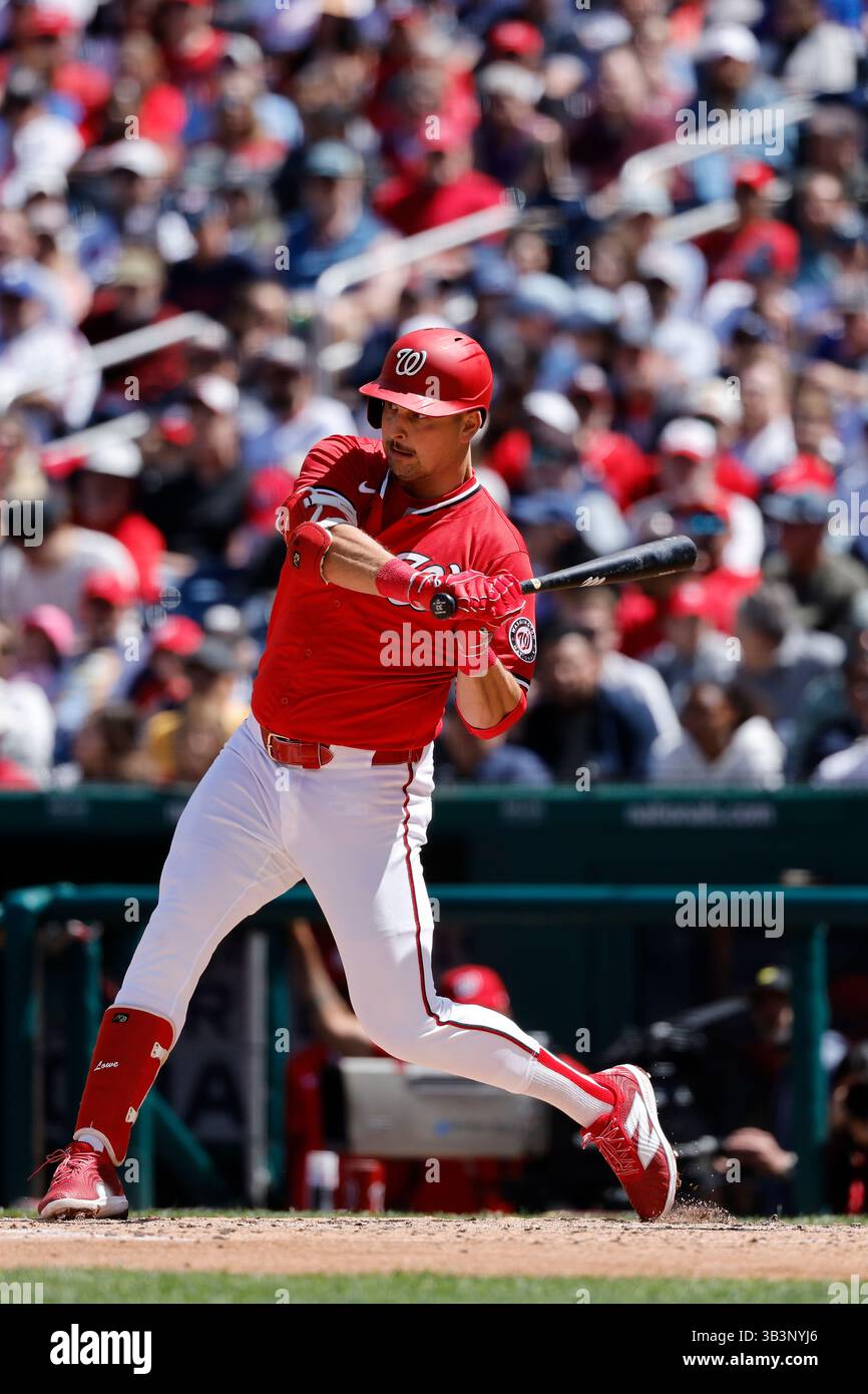 WASHINGTON, DC - APRIL 27: Washington Nationals first baseman Nathaniel ...