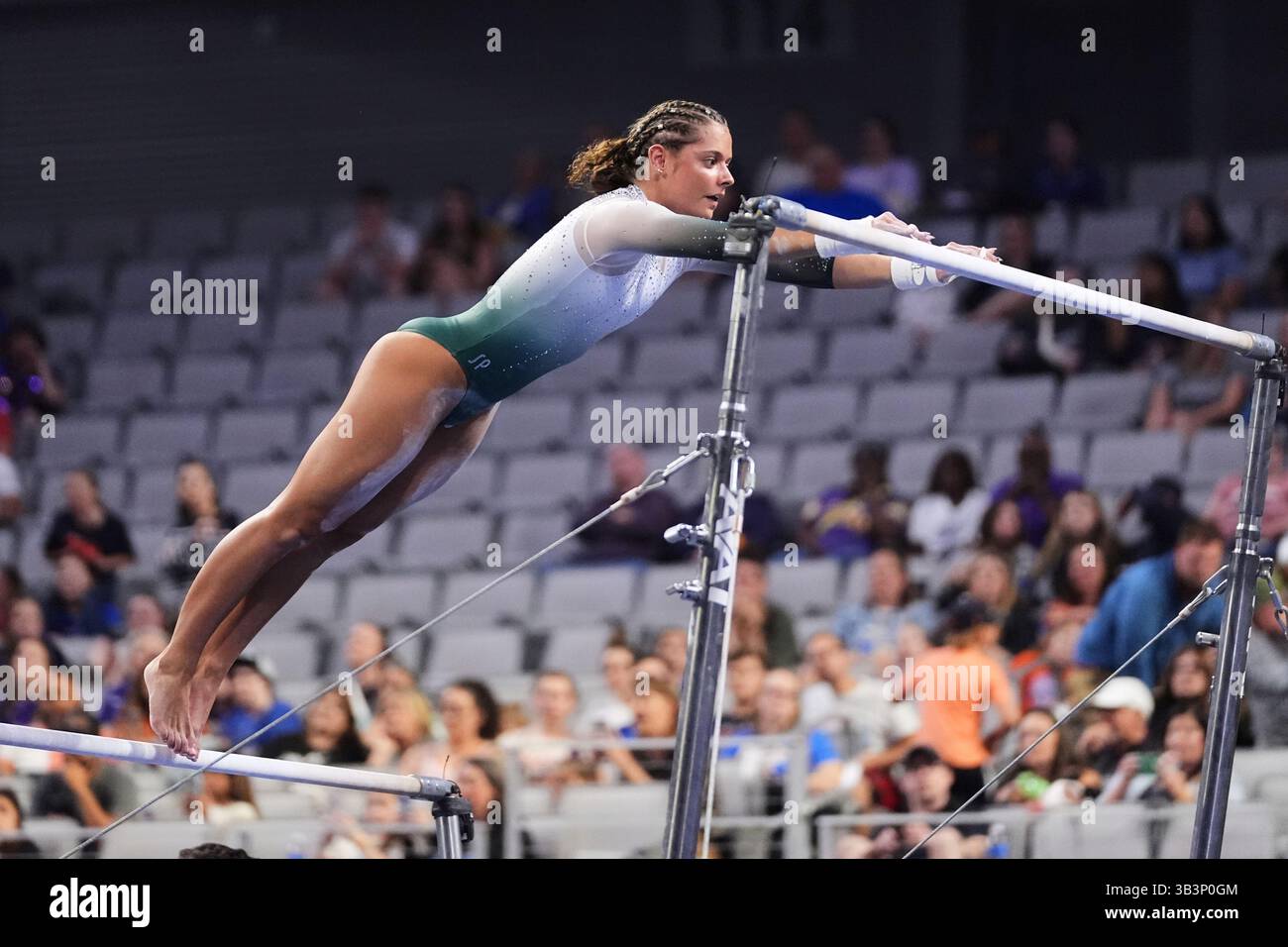 Michigan State S Sage Kellerman Competes On The Uneven Bars During The