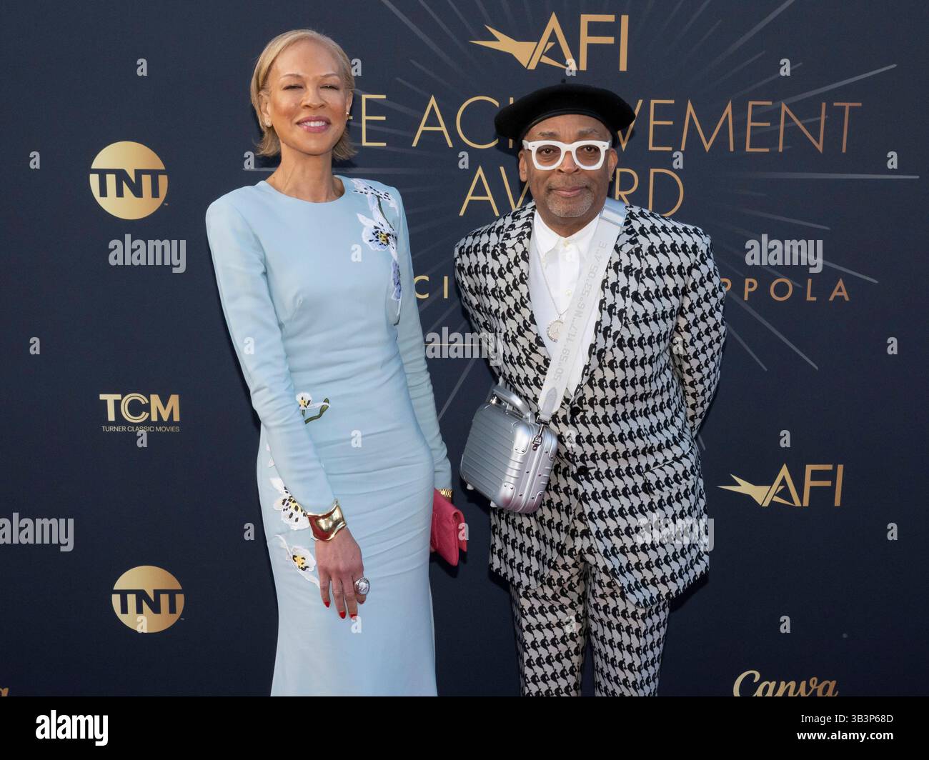 Hollywood, California, USA. 26th Apr, 2025. Tonya Lewis Lee, Spike Lee ...