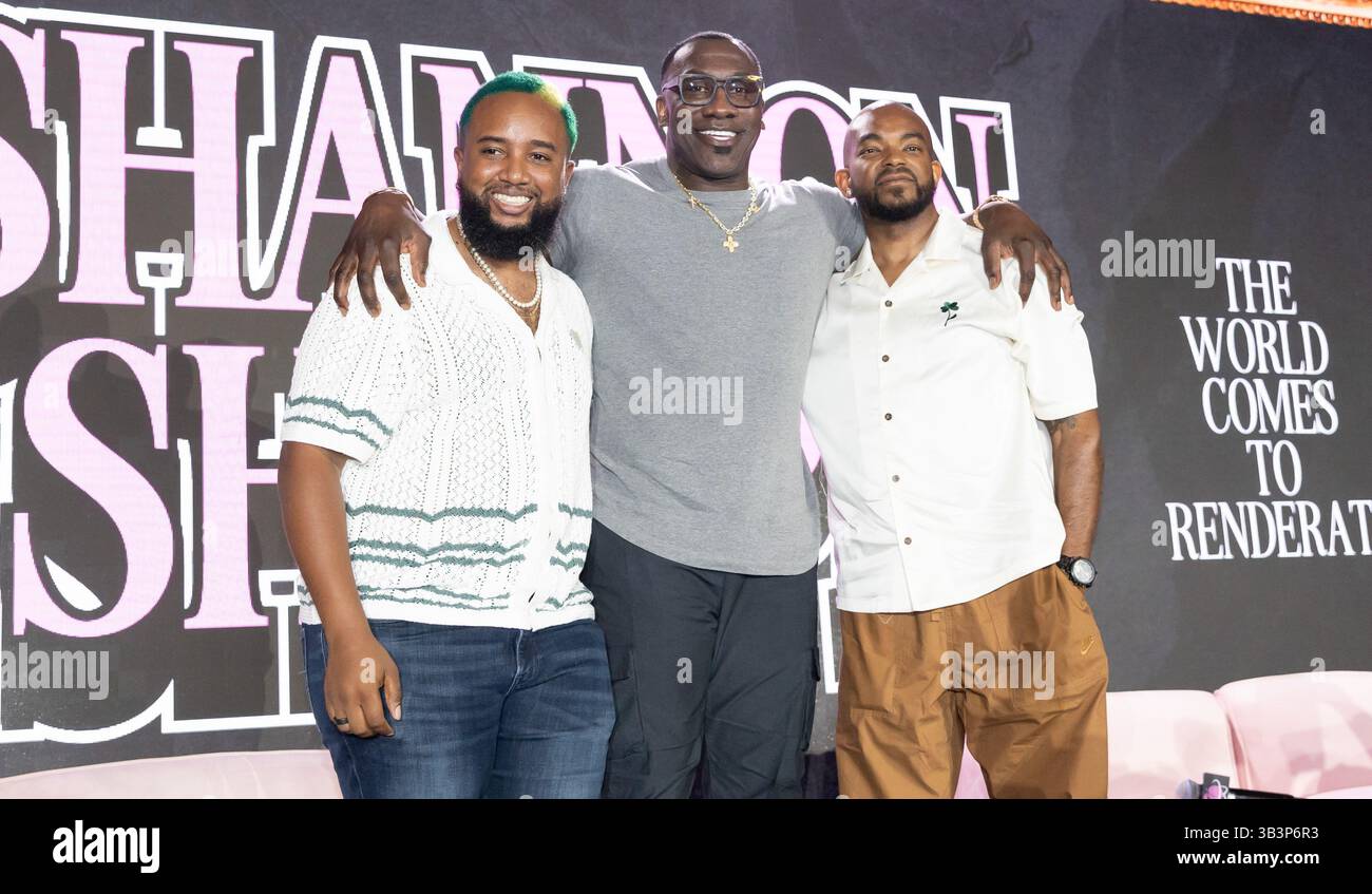 Atlanta, USA. 14th June, 2024. Shannon Sharpe speaks at the 2024 ...