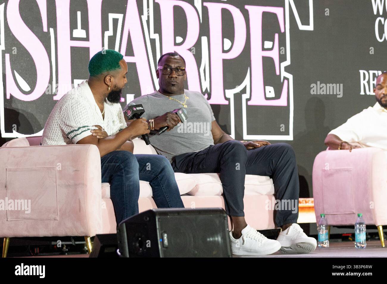 Atlanta, USA. 14th June, 2024. Shannon Sharpe speaks at the 2024 ...