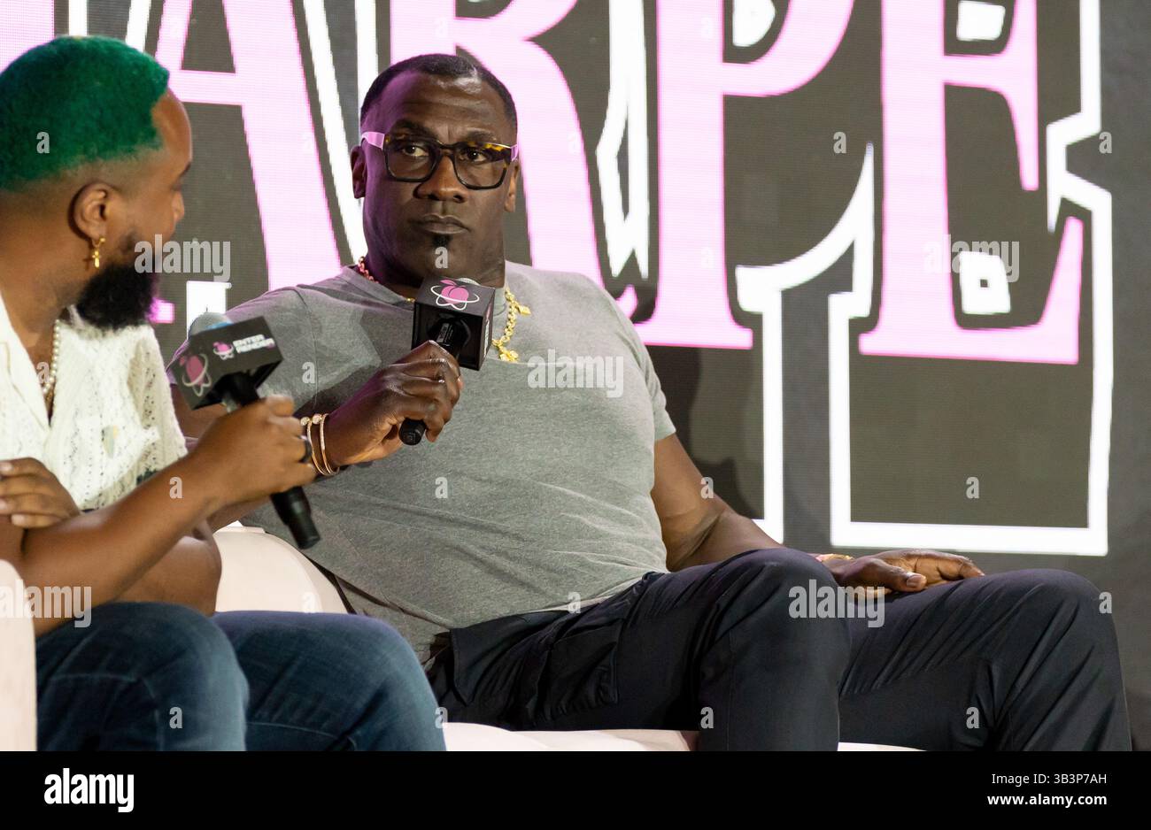 Atlanta, USA. 14th June, 2024. Shannon Sharpe speaks at the 2024 ...