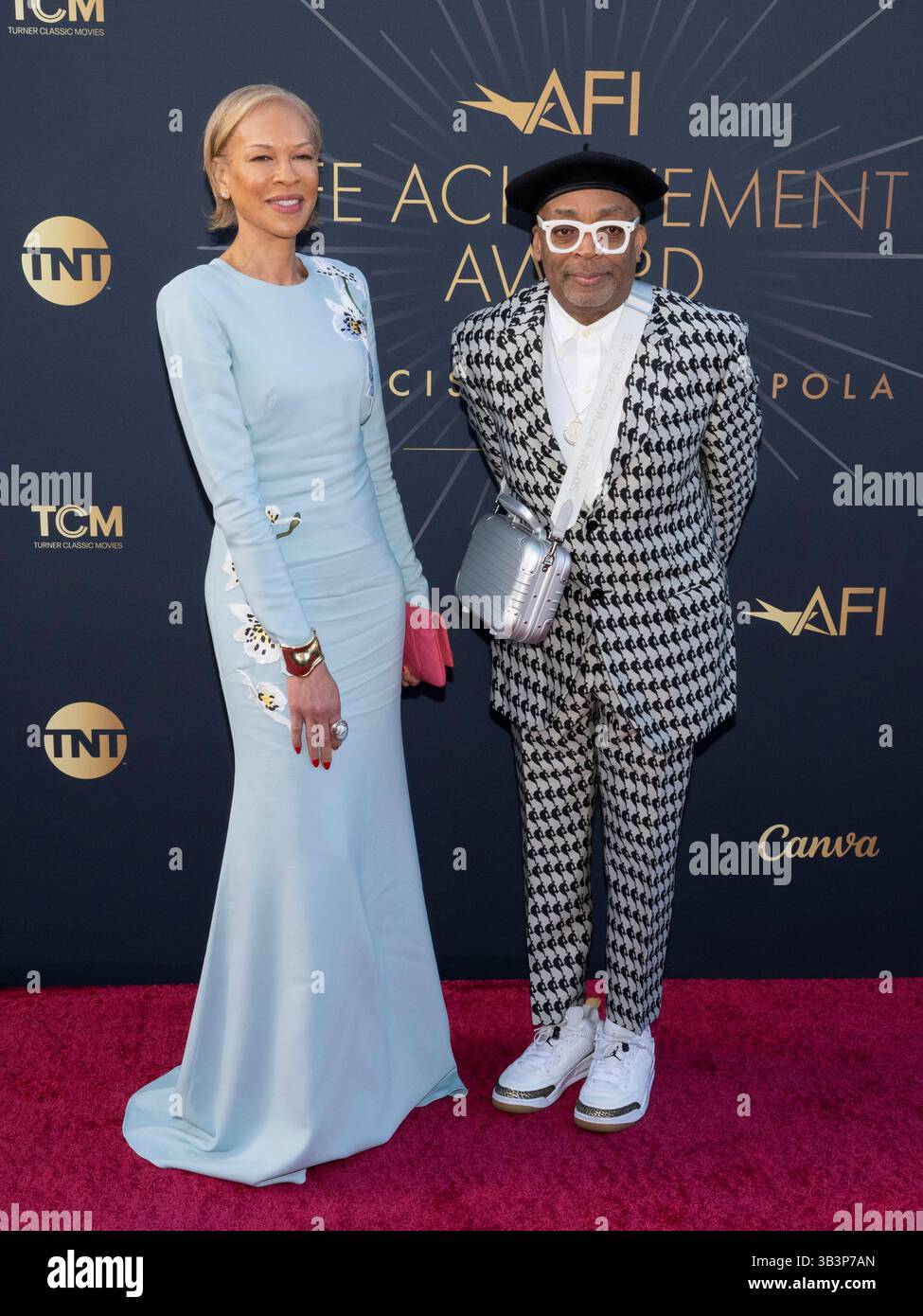 Hollywood, California, USA. 26th Apr, 2025. Tonya Lewis Lee, Spike Lee ...