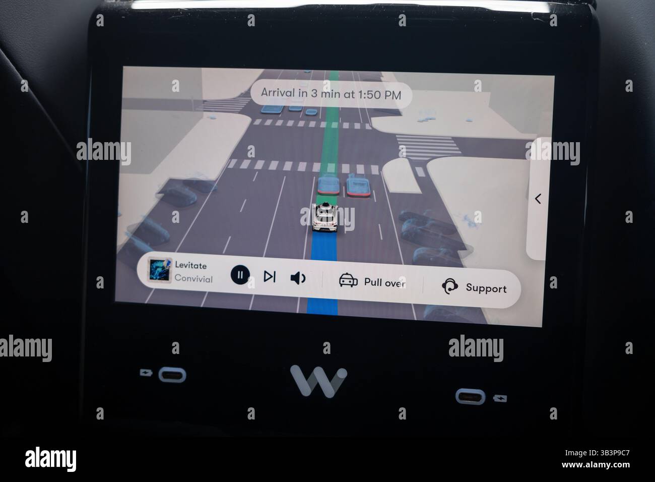 Austin, USA. 20th, February 2025. A self-driving car from Waymo seen in ...