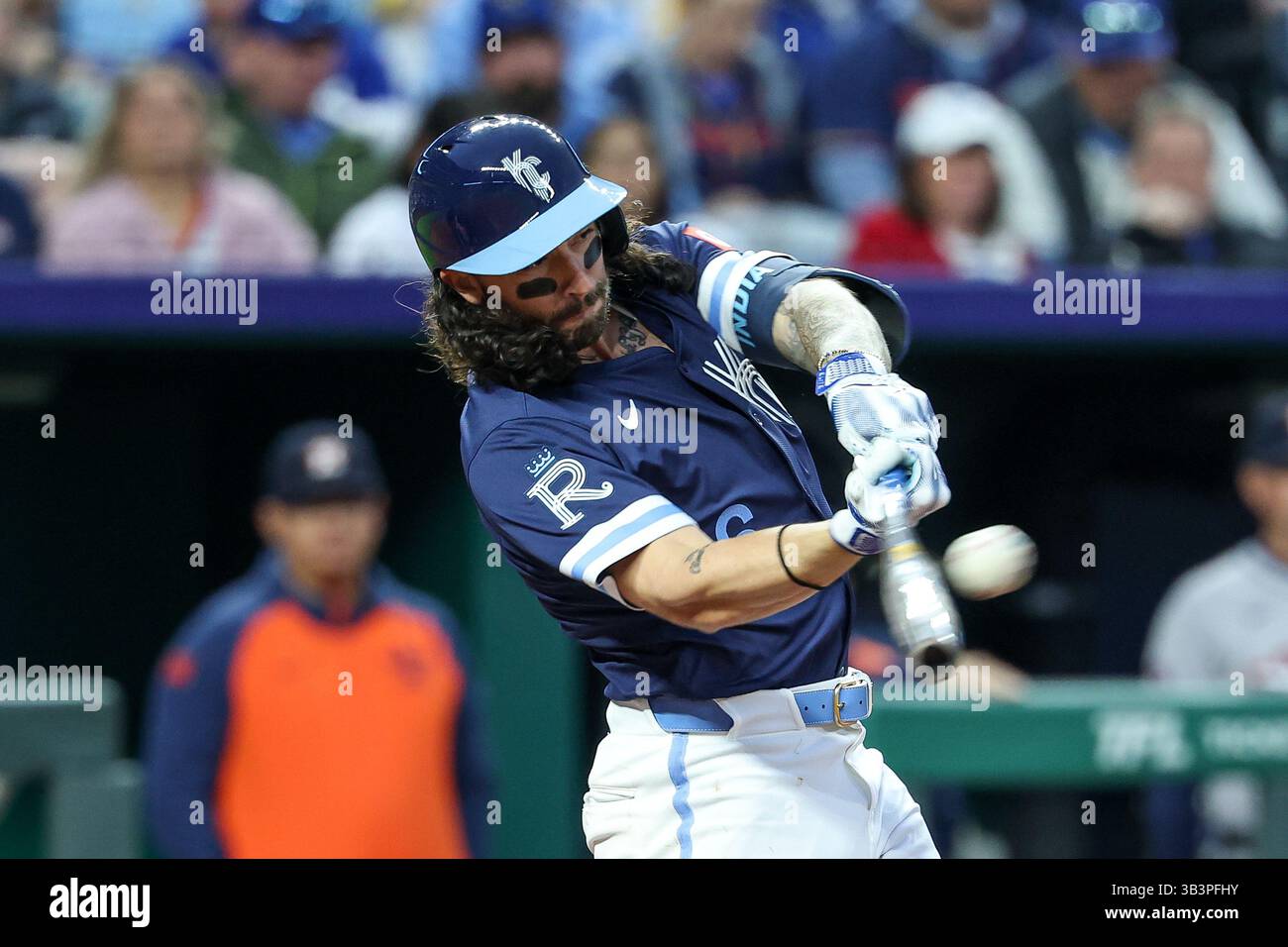 April 25, 2025: Kansas City Royals third baseman Jonathan India (6 ...