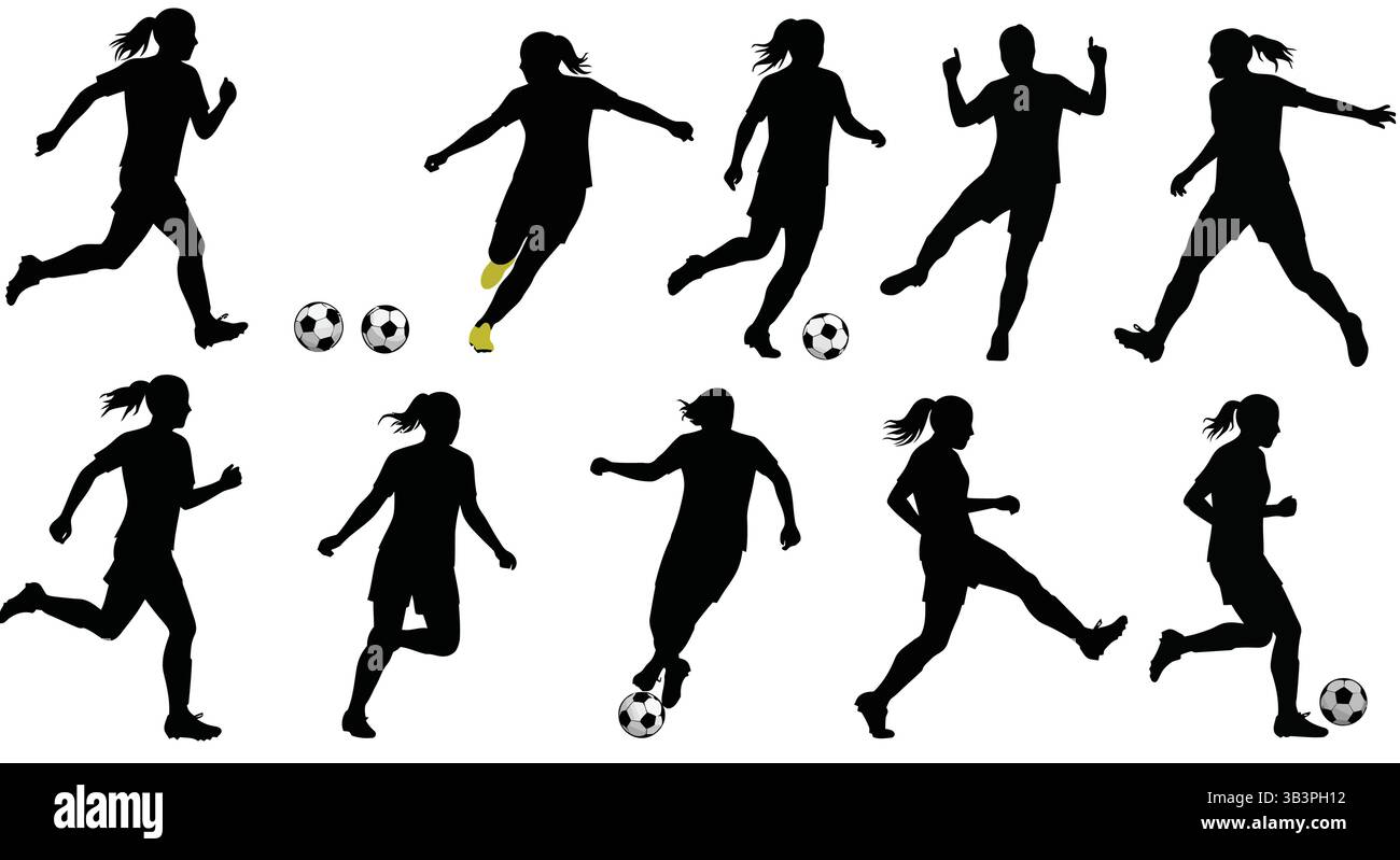 Dynamic poses vector vectors Stock Vector Images - Alamy