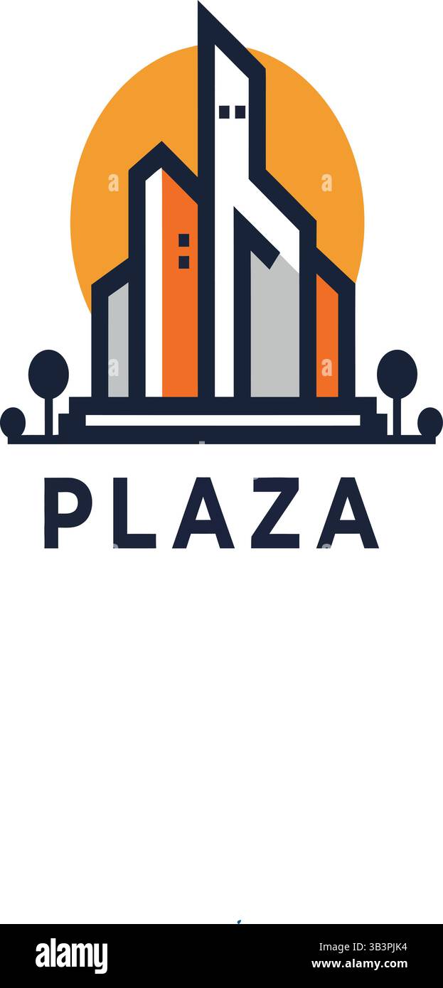 Plaza circular Stock Vector Images - Alamy