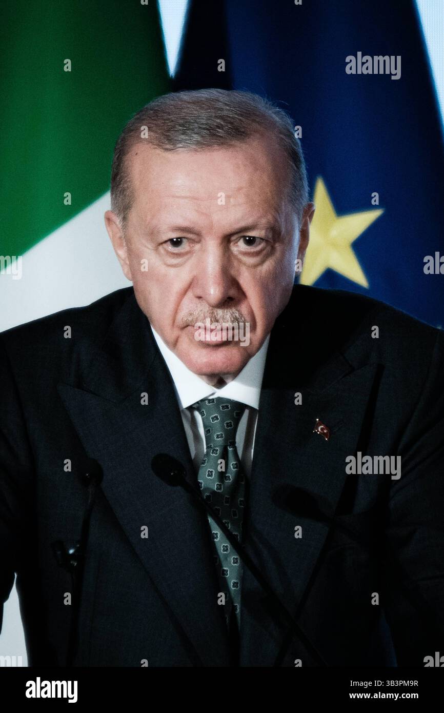 Italy-Turkey Business Summit. The Prime Minister, Giorgia Meloni, and ...