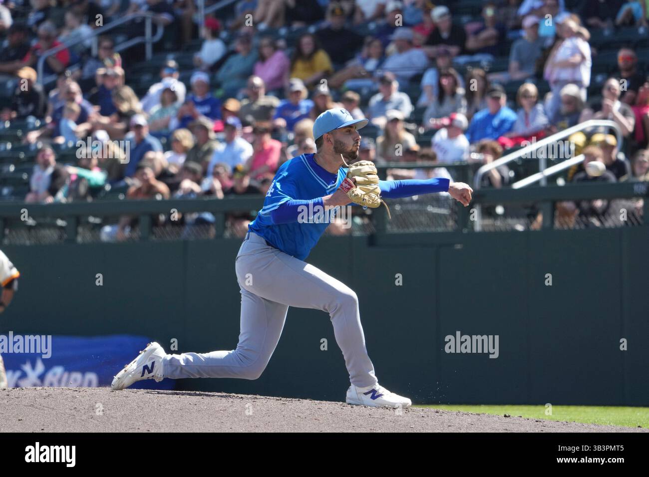 APRIL 26 2025: Oklahoma City pitcher Joe Jacques (34) throws a pitch ...