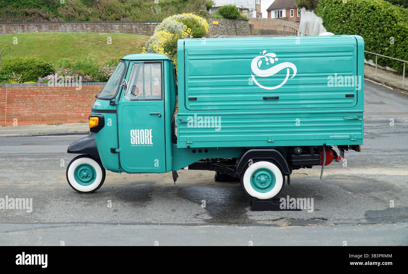 Piaggio ape three wheeled truck hi-res stock photography and images - Alamy