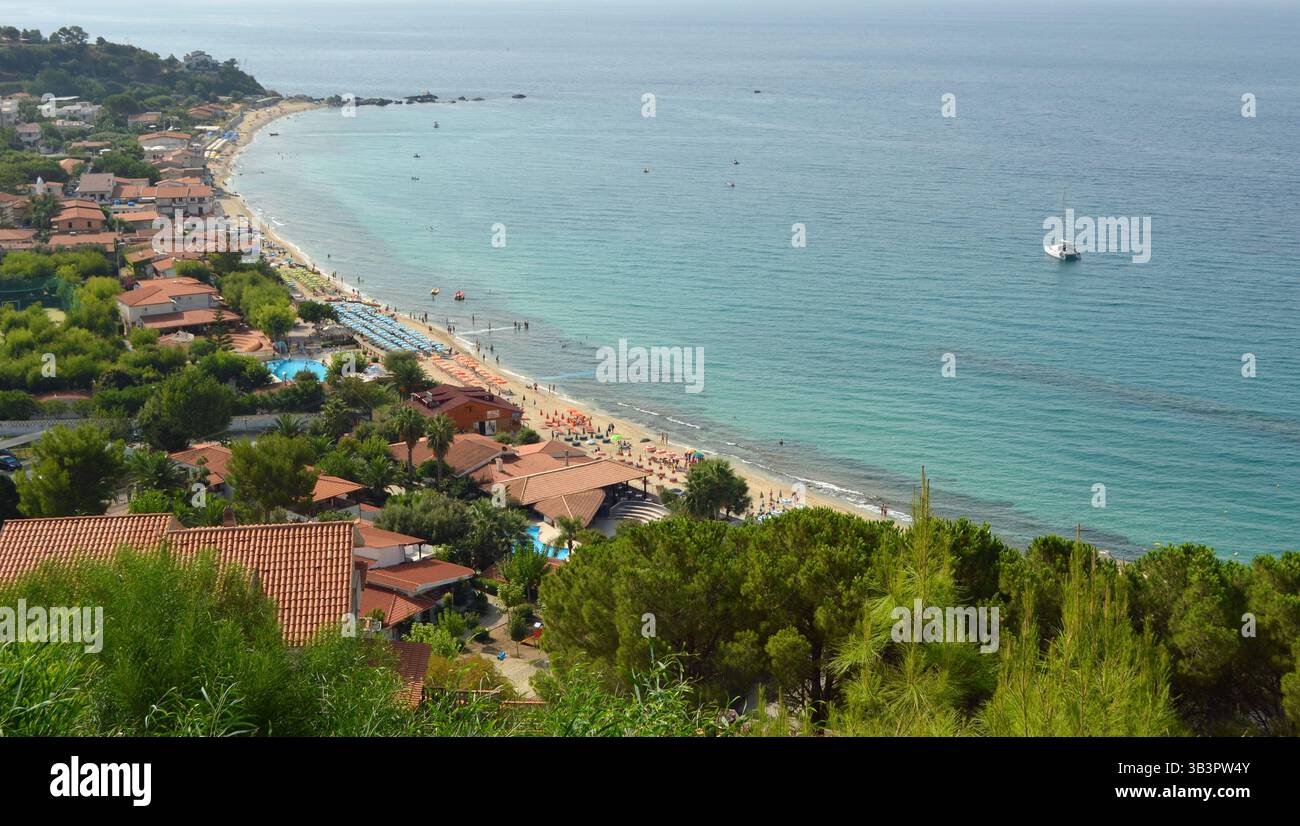 Seaside Village of Santa Maria from Capo Vaticano Calabria Italy Stock ...
