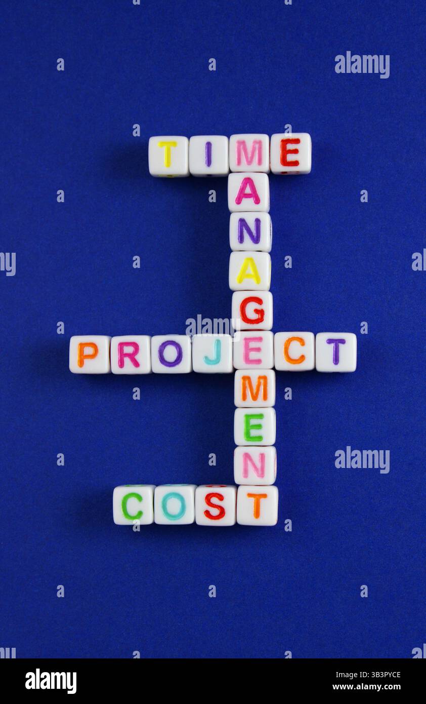 Time management concept colored hi-res stock photography and images - Alamy