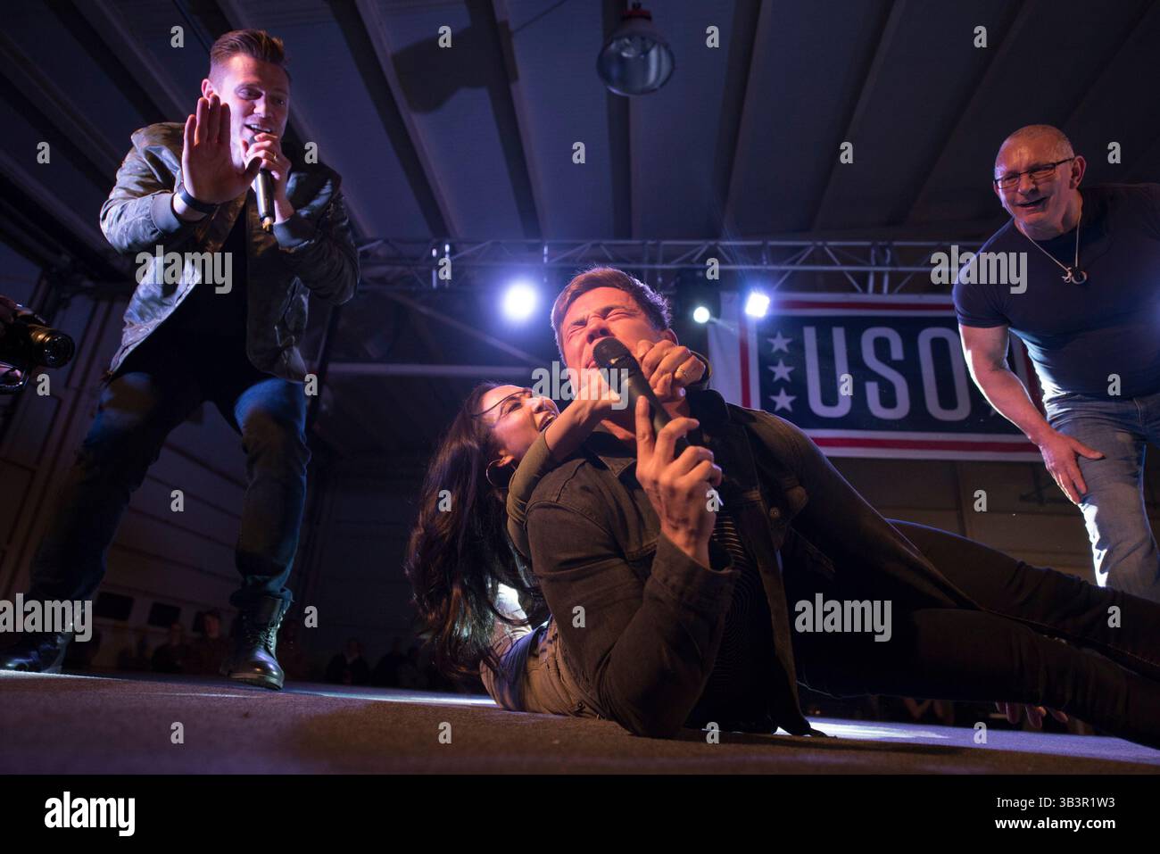 December 21, 2017 - Sevilla, Spain - Wrestler Gail Kim chokes out Actor ...