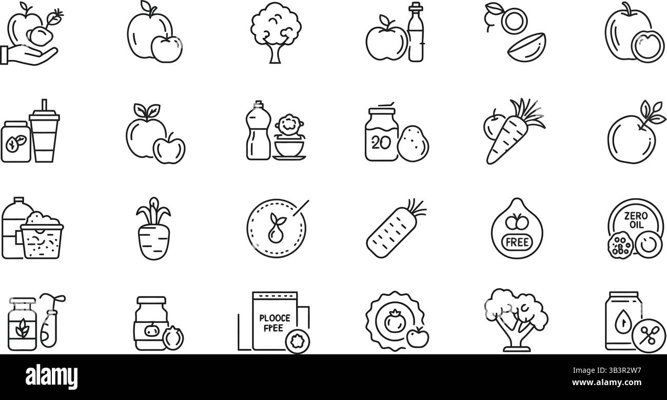 Packaged fruit Stock Vector Images - Alamy