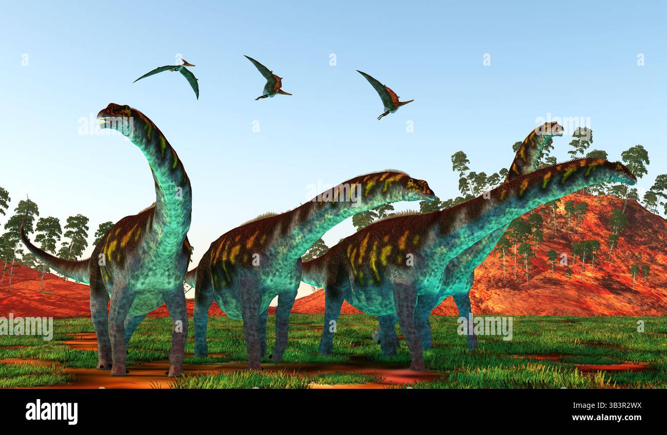 Argentinosaurus was a herbivorous sauropod dinosaur that lived in ...