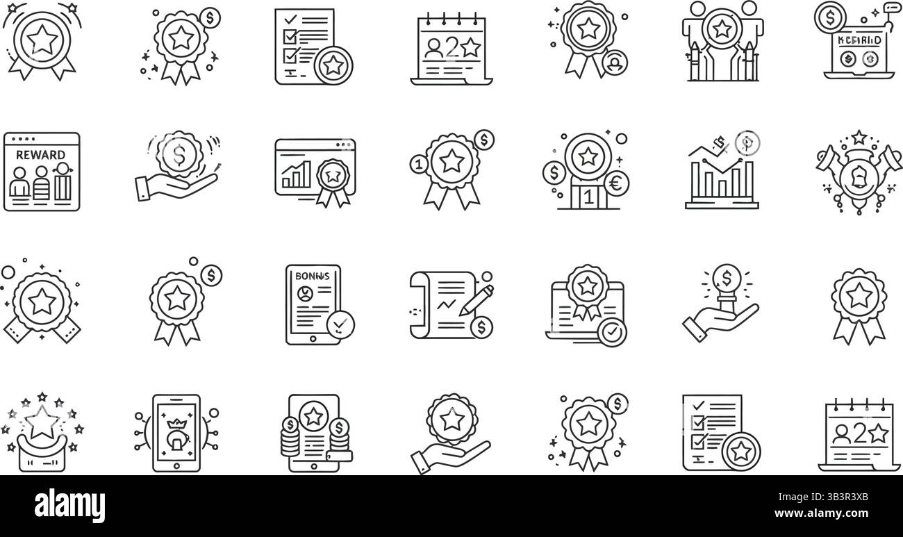 Business & Data Analysis Icon Set – Corporate Research, Strategy ...