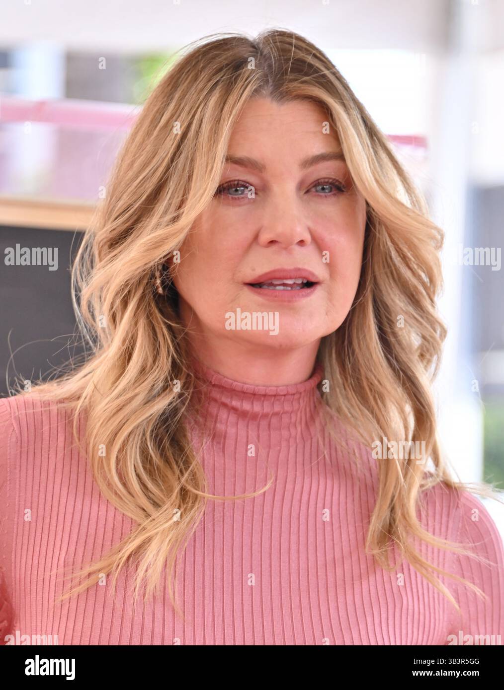 Hollywood, USA. 29th Apr, 2025. Ellen Pompeo at her Hollywood Walk of ...