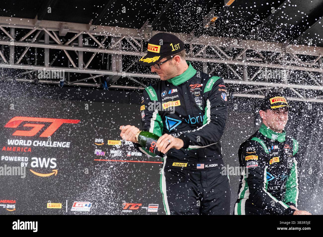 The Americas. 26th Apr, 2025. Kenton Koch (99) driver 1 and Connor De ...