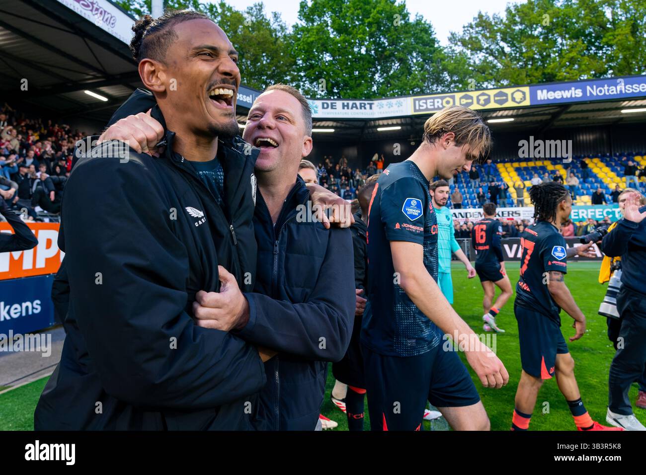 Waalwijk, Netherlands. 25th Apr, 2025. WAALWIJK, NETHERLANDS - APRIL 25: Sebastien Haller of FC ...