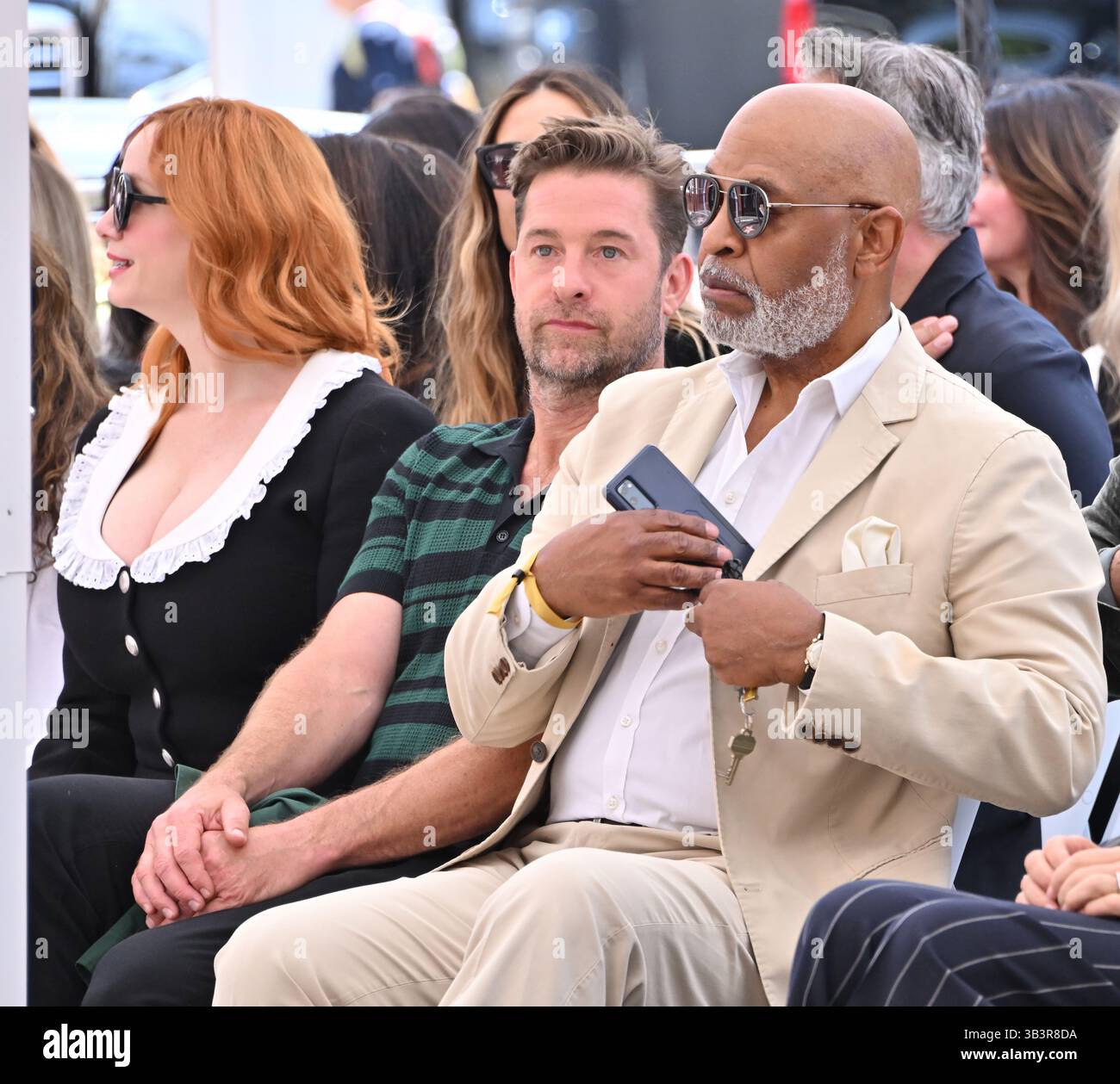 Hollywood, USA. 29th Apr, 2025. Christina Hendricks, Scott Speedman and James Pickens Jr. at ...