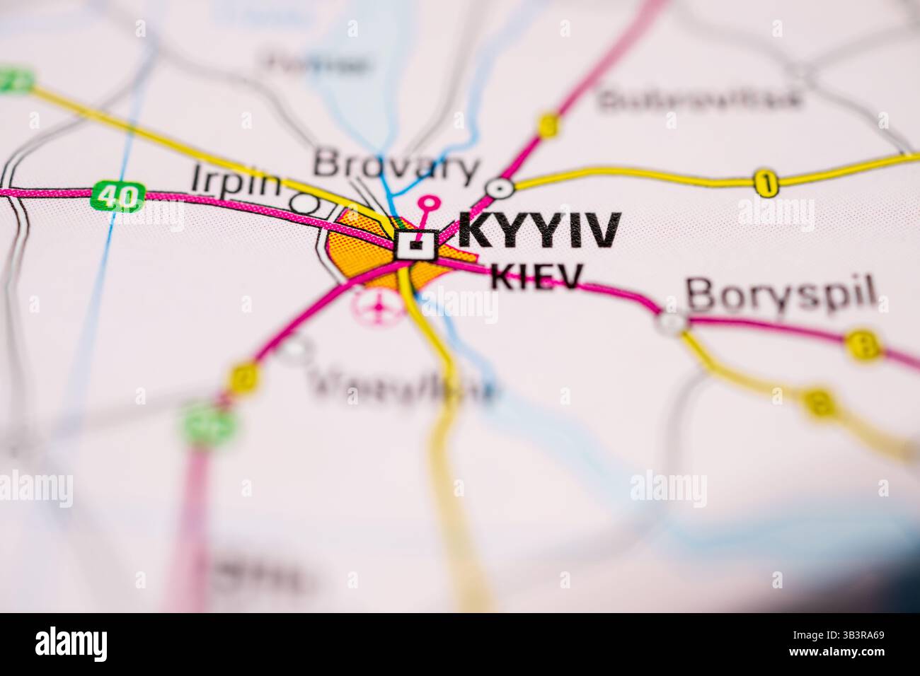 Detailed map showing hi-res stock photography and images - Alamy