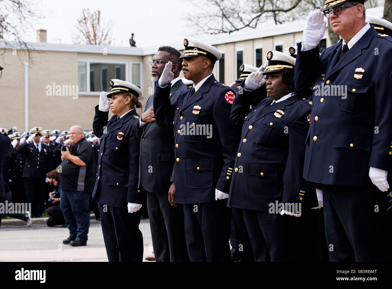 From left to right, Fire Commissioner Annette Nance-Holt, Mayor Brandon ...