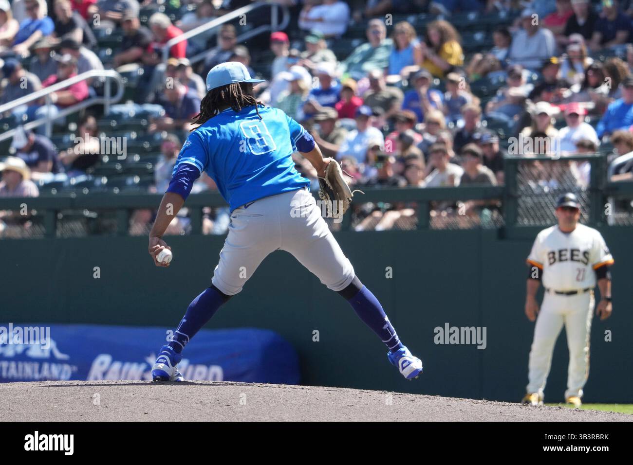 Salt Lake UT, USA. 26th Apr, 2025. Oklahoma City pitcher Jose Hernandez ...