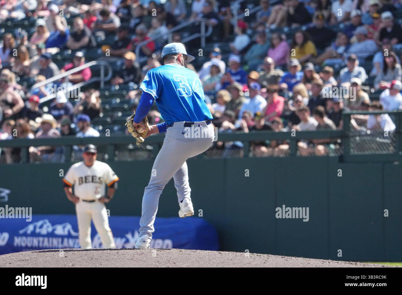 APRIL 26 2025: Oklahoma City pitcher Joe Jacques (34) throws a pitch ...