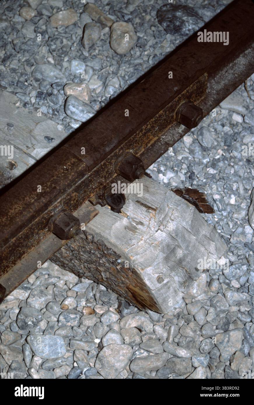 Promontory, Utah, UT. USA. June 1988. Leland Stanford, the president of ...