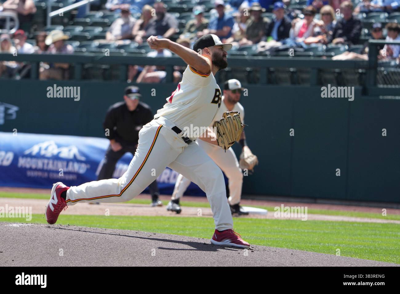 Salt Lake UT, USA. 26th Apr, 2025. Salt Lake pitcher Chase Silseth (29 ...