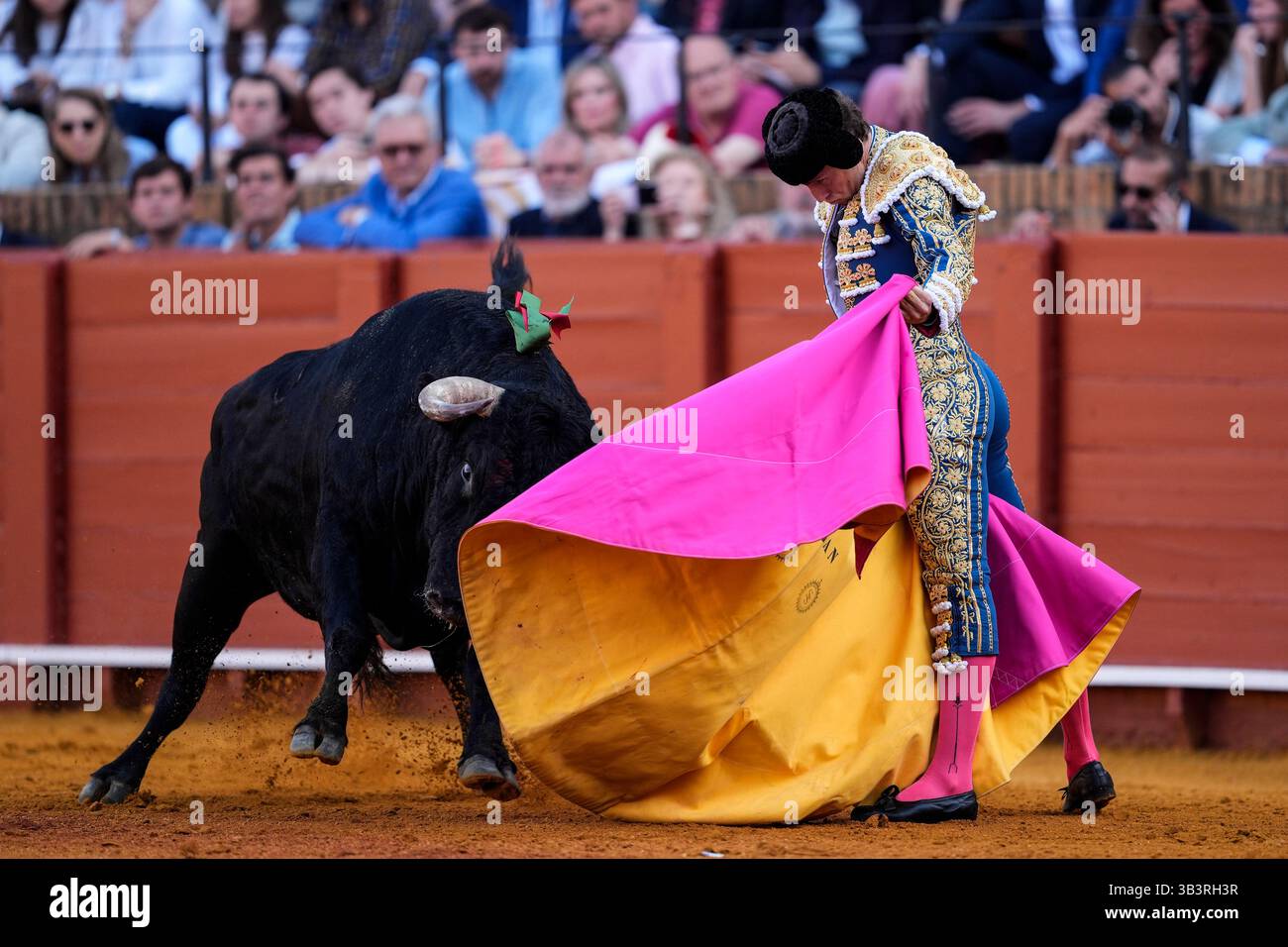 The bullfighter, Román Collado, on April 29, 2025 in Seville (Andalusia ...