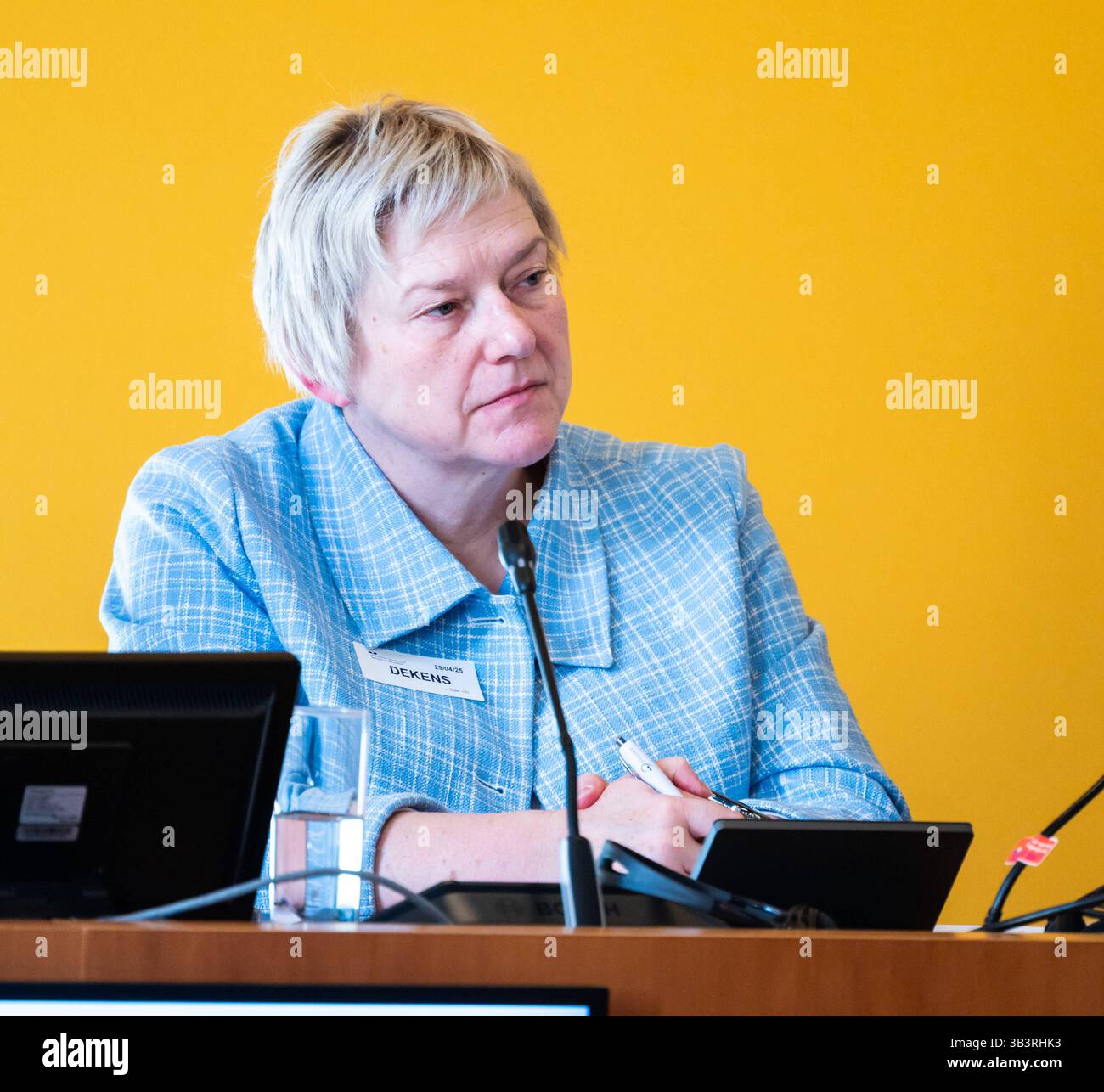 Tania Dekens head of Iriscare at the VVGGC or CCC Commission ...
