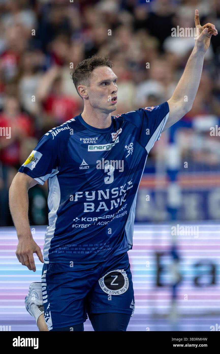 Flensburg, Germany. 29th Apr, 2025. Handball: EHF European League, SG ...
