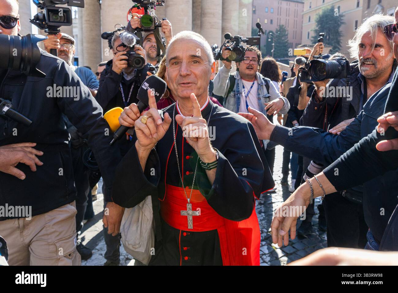 **NO LIBRI** Italy, Rome, Vatican, 2025/4/29 . French cardinal and ...