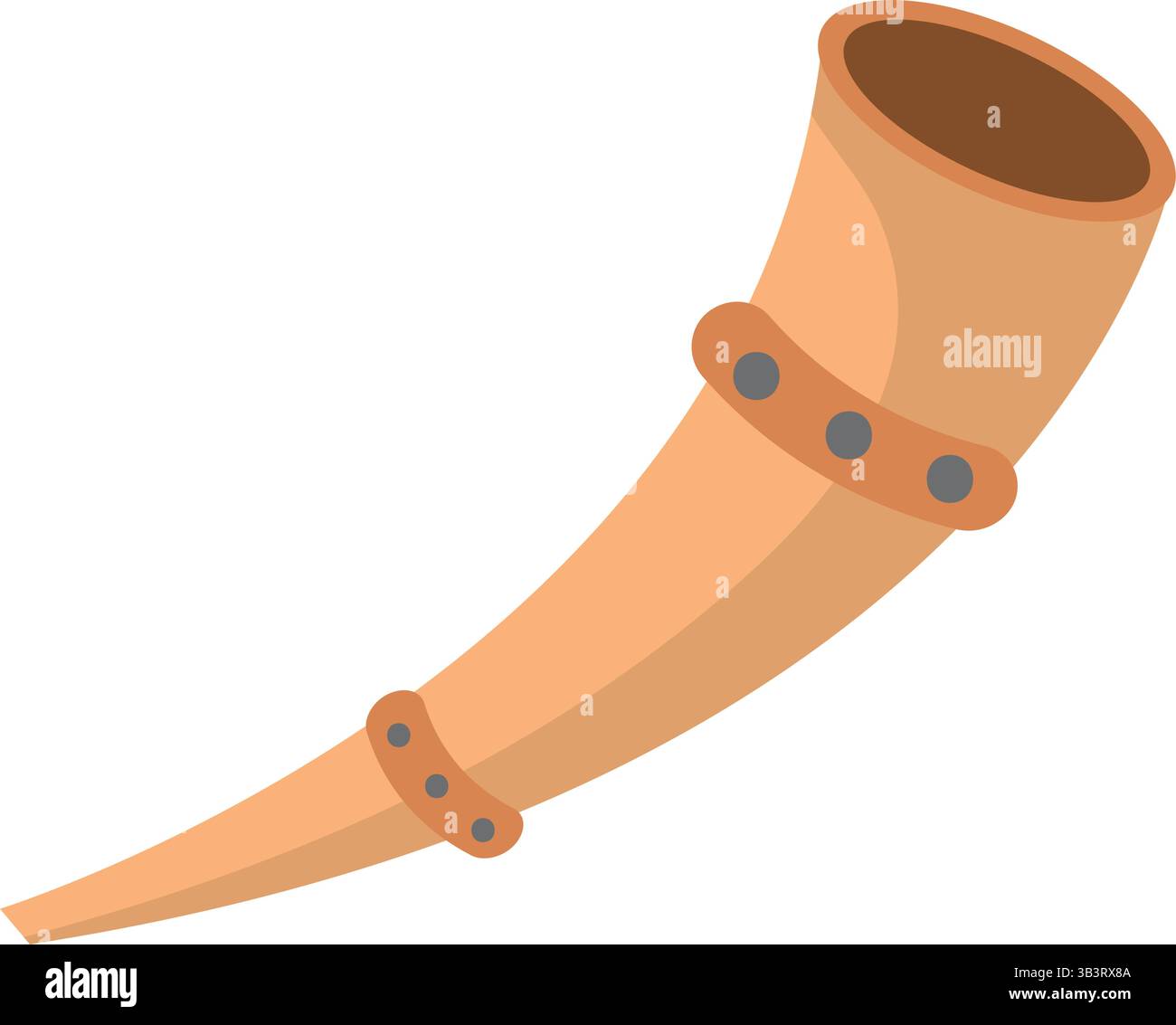 Old battle horn icon. Vector illustration Stock Vector Image & Art - Alamy