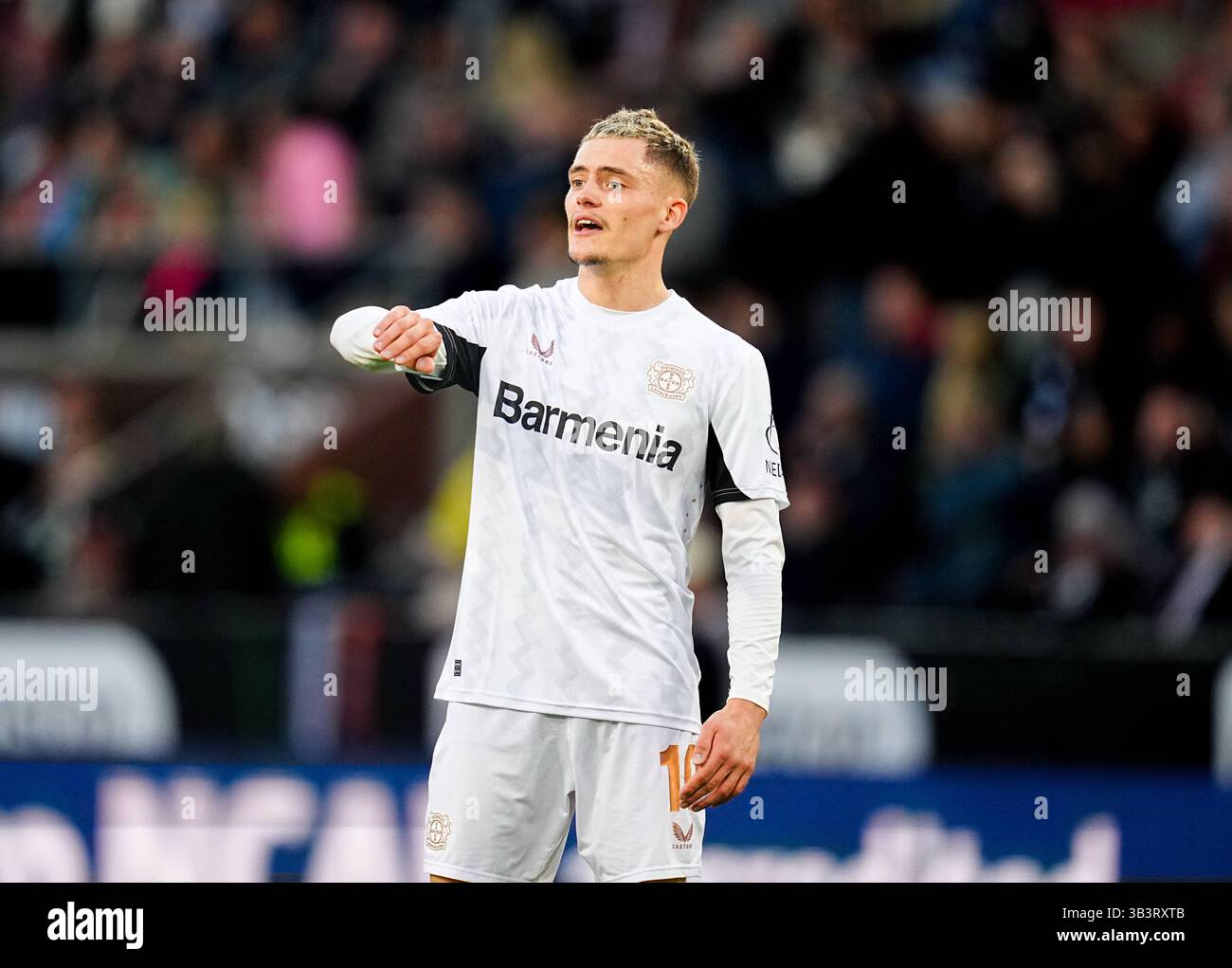 Hamburg, Germany. 20th Apr, 2025. April 20 2025: Florian Wirtz of Bayer ...