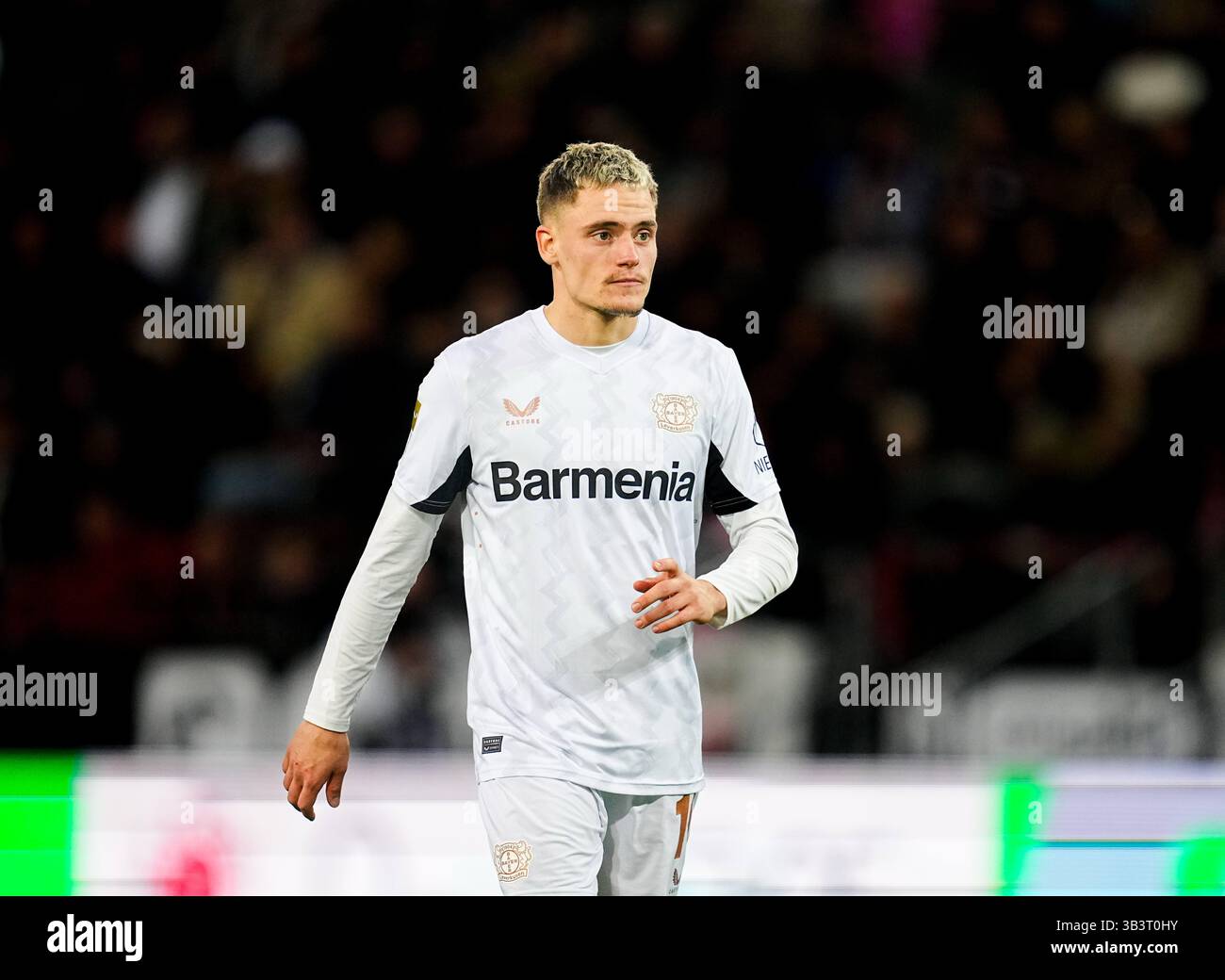 Hamburg, Germany. 20th Apr, 2025. April 20 2025: Florian Wirtz of Bayer ...
