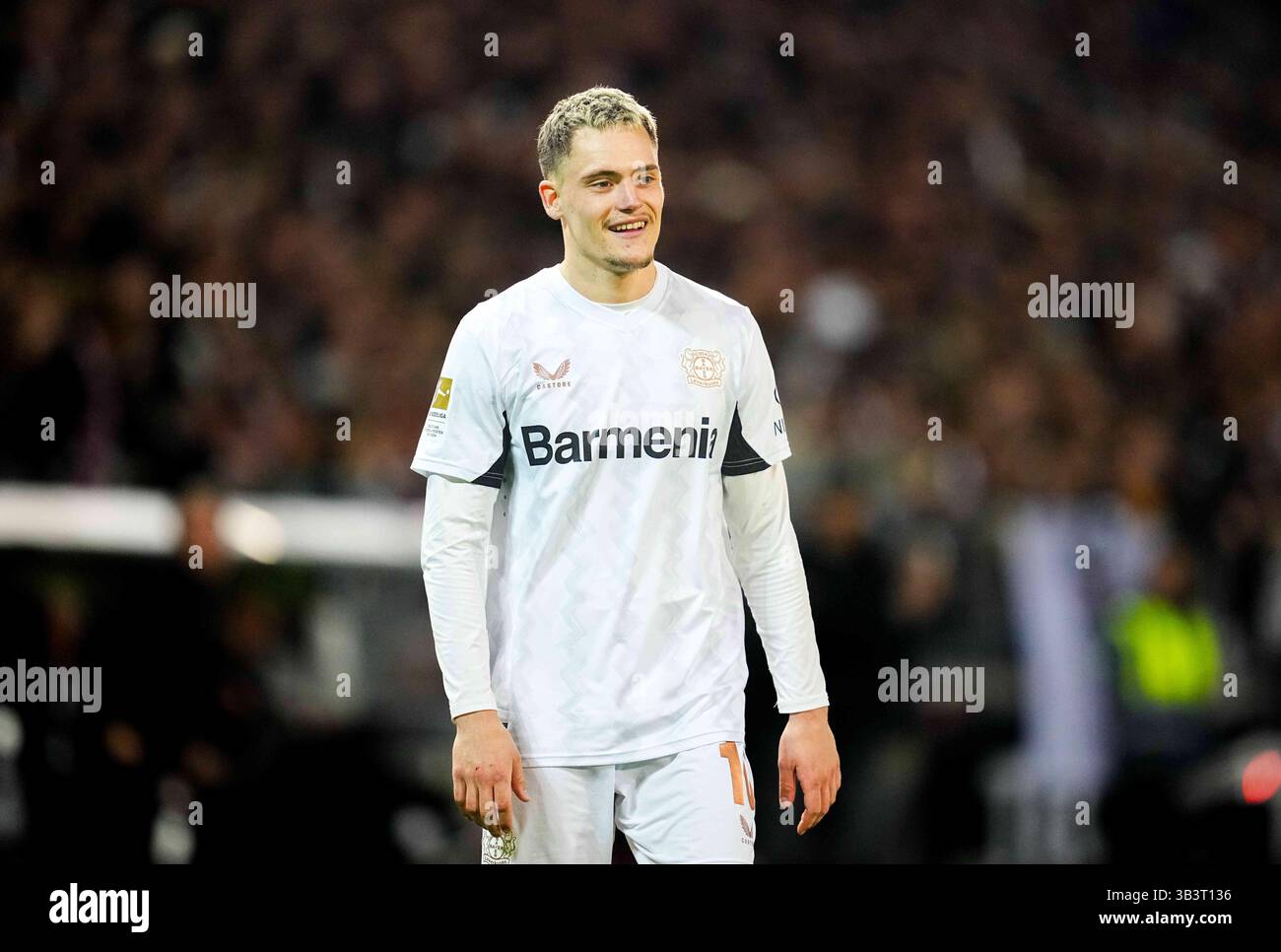 April 20 2025: Florian Wirtz of Bayer 04 Leverkusen looks on during a 1 ...