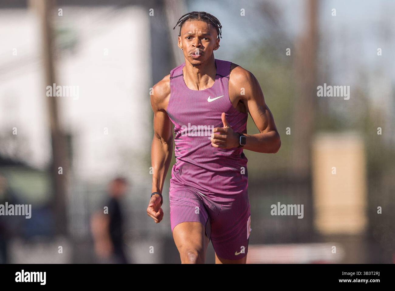 Houston, Texas, USA. 20th Mar, 2025. Shaun Maswanganyi competes in the ...