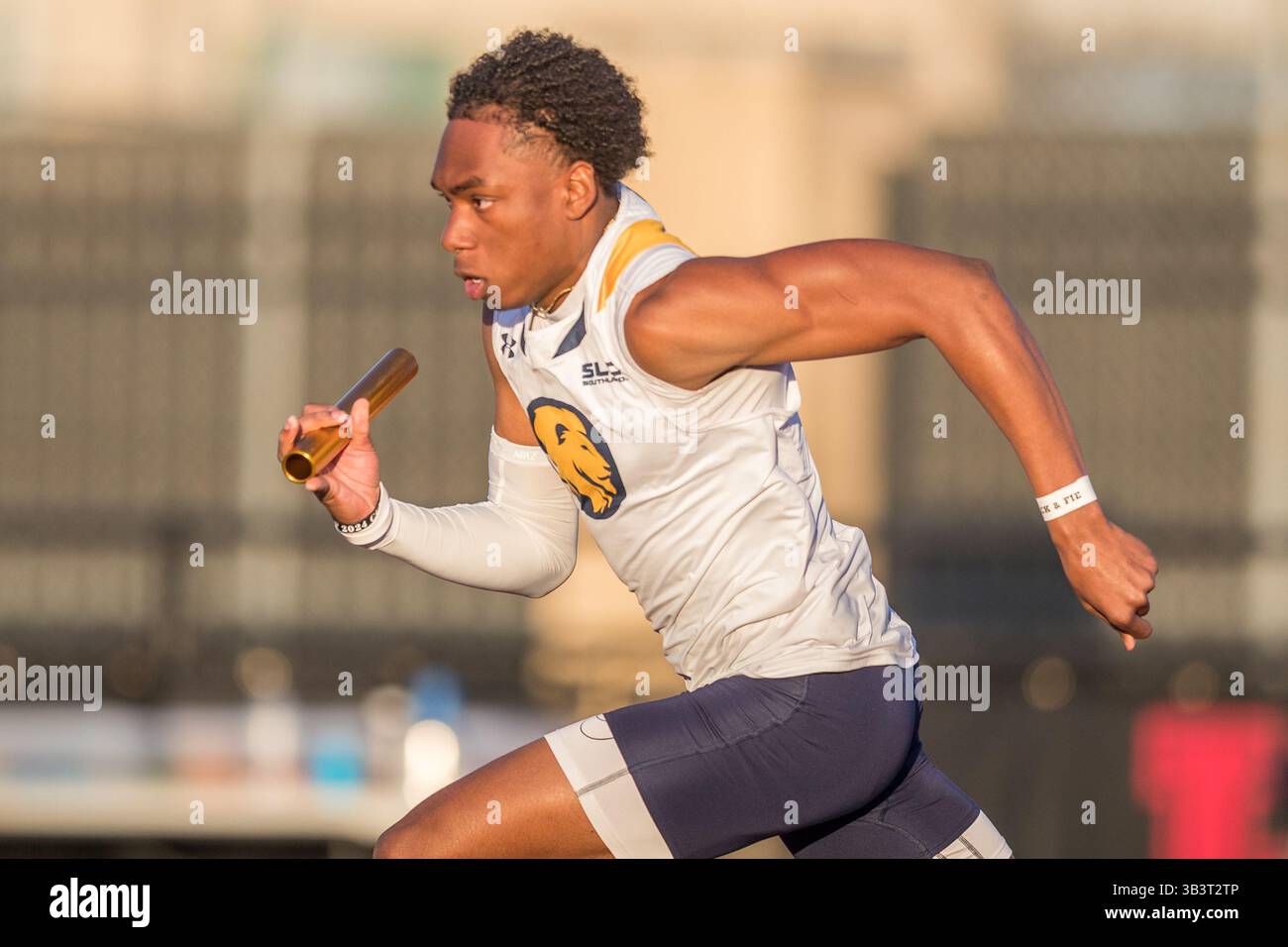 Houston, Texas, USA. 20th Mar, 2025. East Texas A&M Lions runner Myles ...