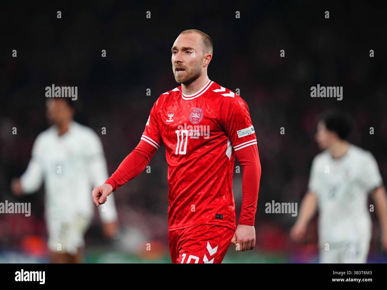 Parken, Copenhagen, Denmark. 20th Mar, 2025. Christian Eriksen of ...