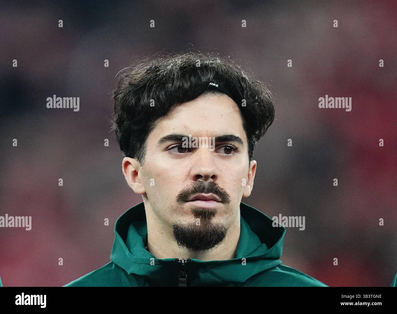 Parken, Copenhagen, Denmark. 20th Mar, 2025. Vitinha of Portugal looks ...