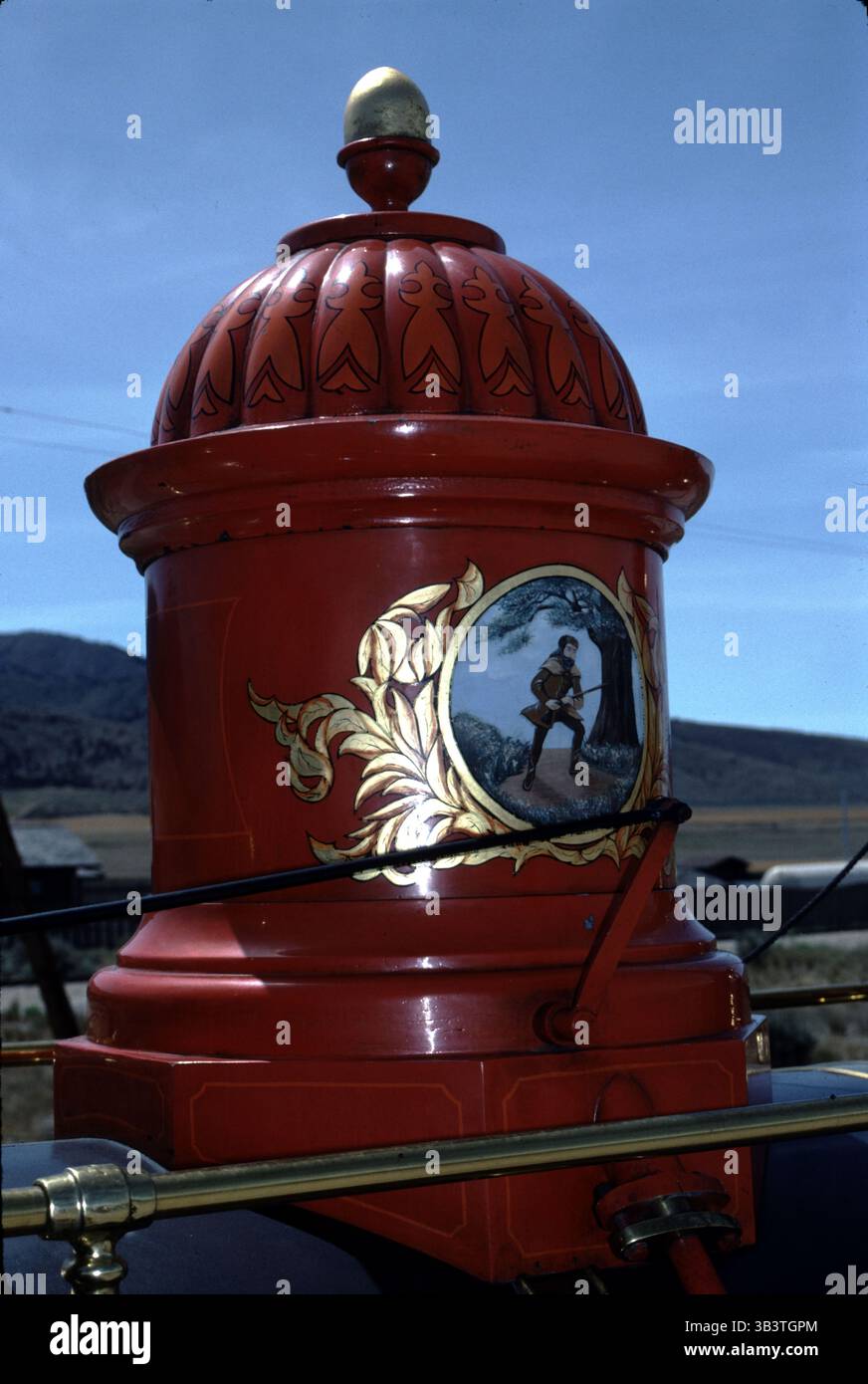 Promontory, Utah, UT. USA. June 1988. Leland Stanford, the president of ...